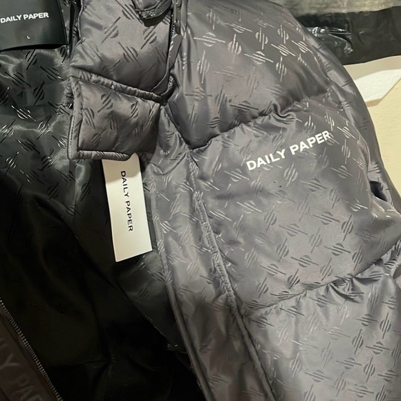 Daily Paper | Jackets & Coats | Daily Paper Charcoal Puffer Jacket For ...
